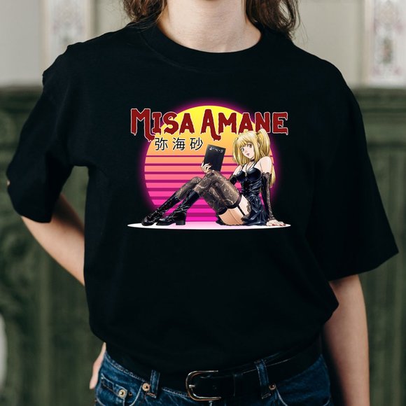 Gildan | Shirts | Misa Amane Anime Tshirt | Poshmark